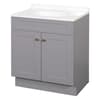 Zenith Products Zenna Home Single Gray Bathroom Vanity 36 in. W X 18 in ...