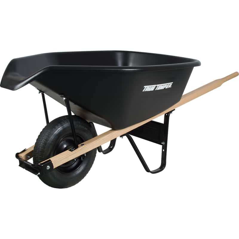 True Temper EZ Pour Poly Residential Wheelbarrow 6 cu ft - Ace Hardware