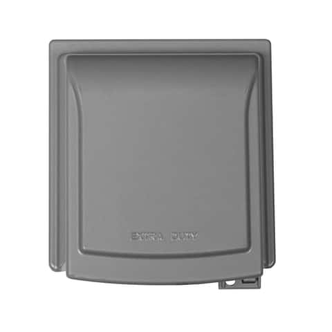 Sigma Engineered Solutions Rectangle Die-Cast Metal 2 gang Weatherproof ...