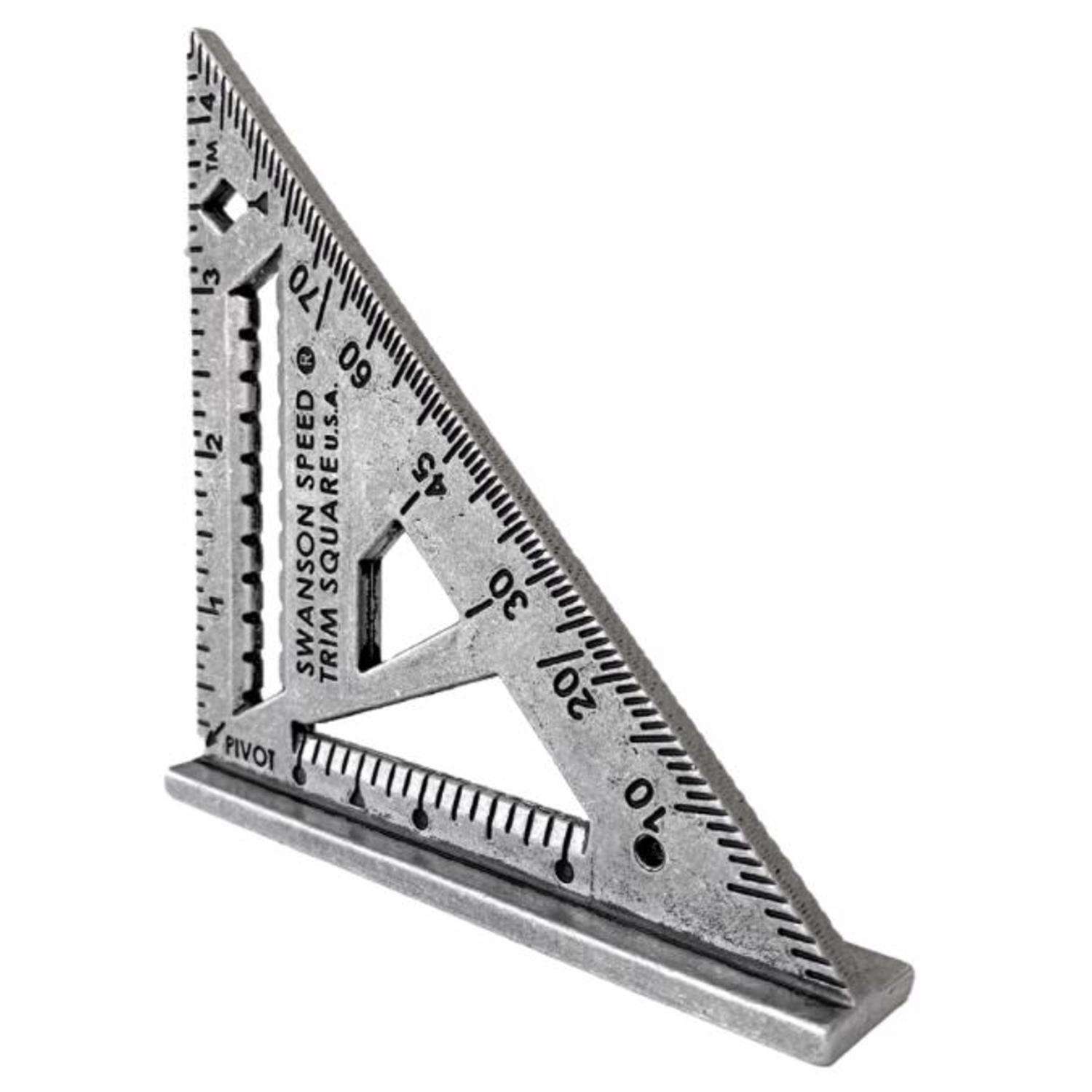 Swanson 4-1/2 in. L Aluminum Trim Speed Square - Ace Hardware