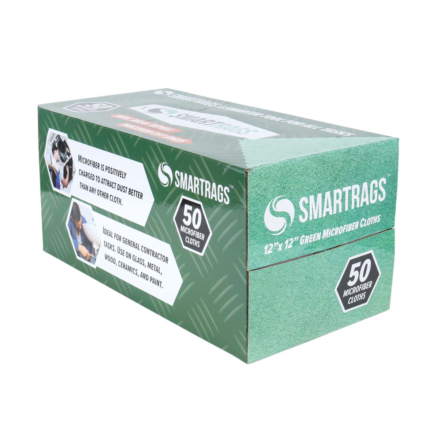 SmartRags Microfiber Cleaning Cloth 12 in. W X 12 in. L 50 pk - Ace ...