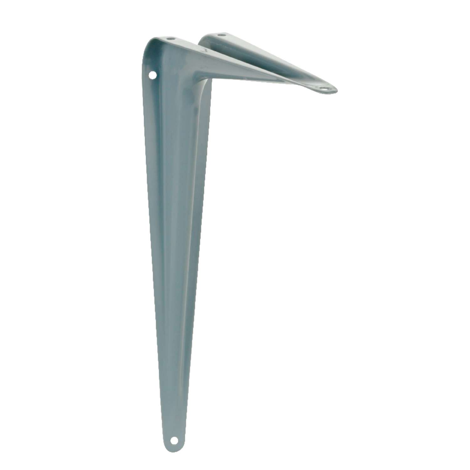 Hampton Gray Steel Shelf Support 18 Ga. 8 in. L 100 lb - Ace Hardware