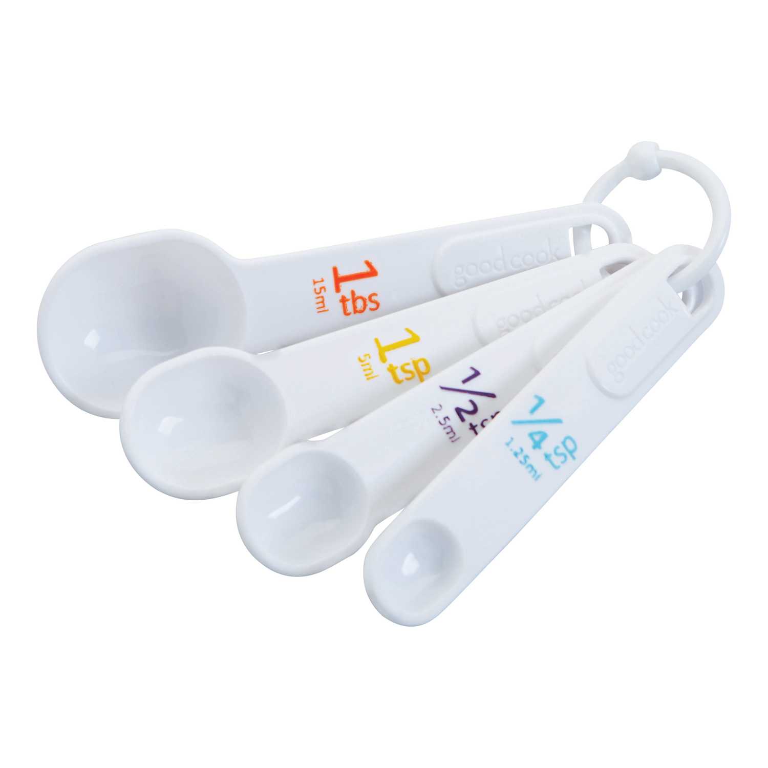 Good Cook Plastic White Measuring Spoon - Ace Hardware