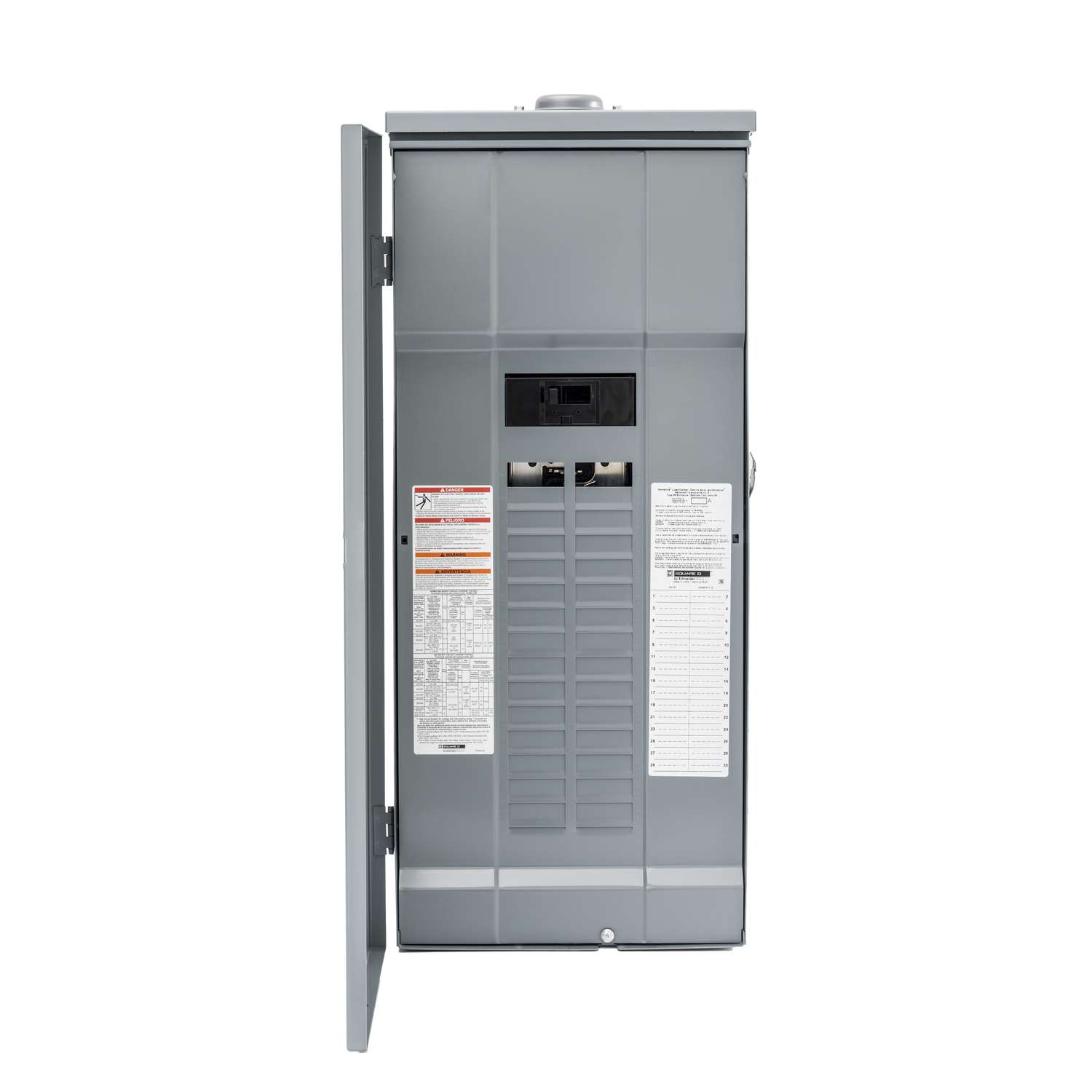 Square D HomeLine 200 amps 120/240 V 30 space 60 circuits Wall Mount ...