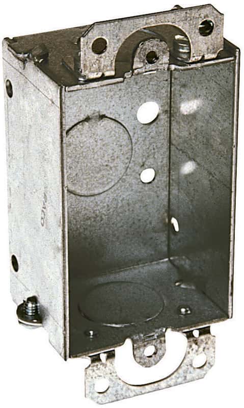 Raco 7-1/2 cu in Rectangle Steel 1 gang Switch Box Gray - Ace Hardware