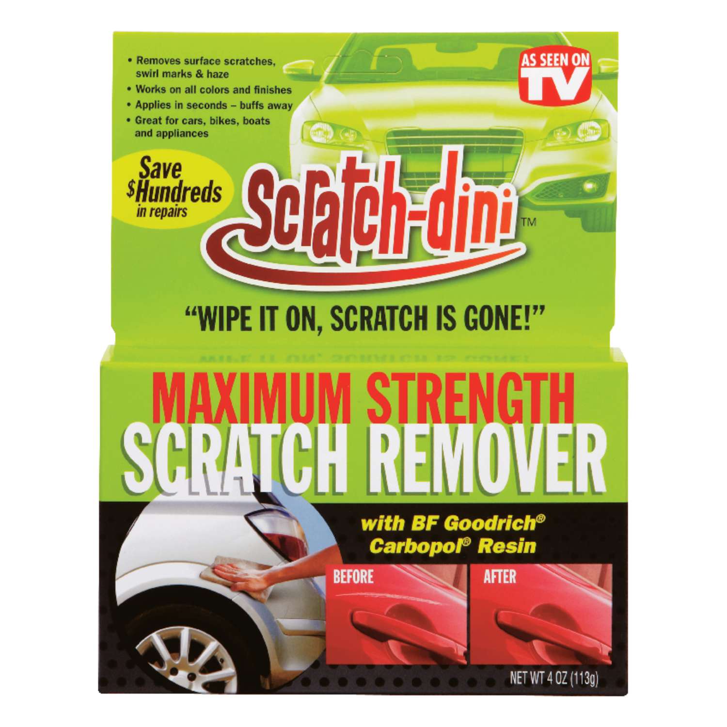 Scratch-dini As Seen On TV Scratch Remover Lotion 1 pk - Ace Hardware