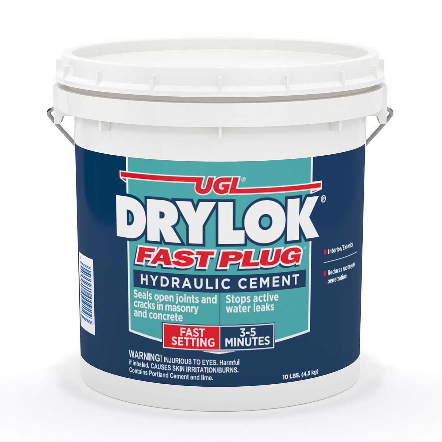 Drylok Fast Plug Hydraulic & Anchoring Cement 10 lb Gray - Ace Hardware