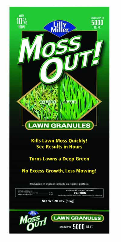 Lilly Miller Moss Out Moss Control Granules 20 lb. - Ace Hardware