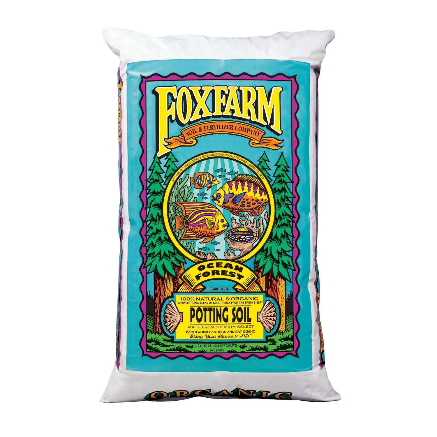 FoxFarm Ocean Forest Organic All Purpose Potting Soil 1.5 cu ft - Ace ...