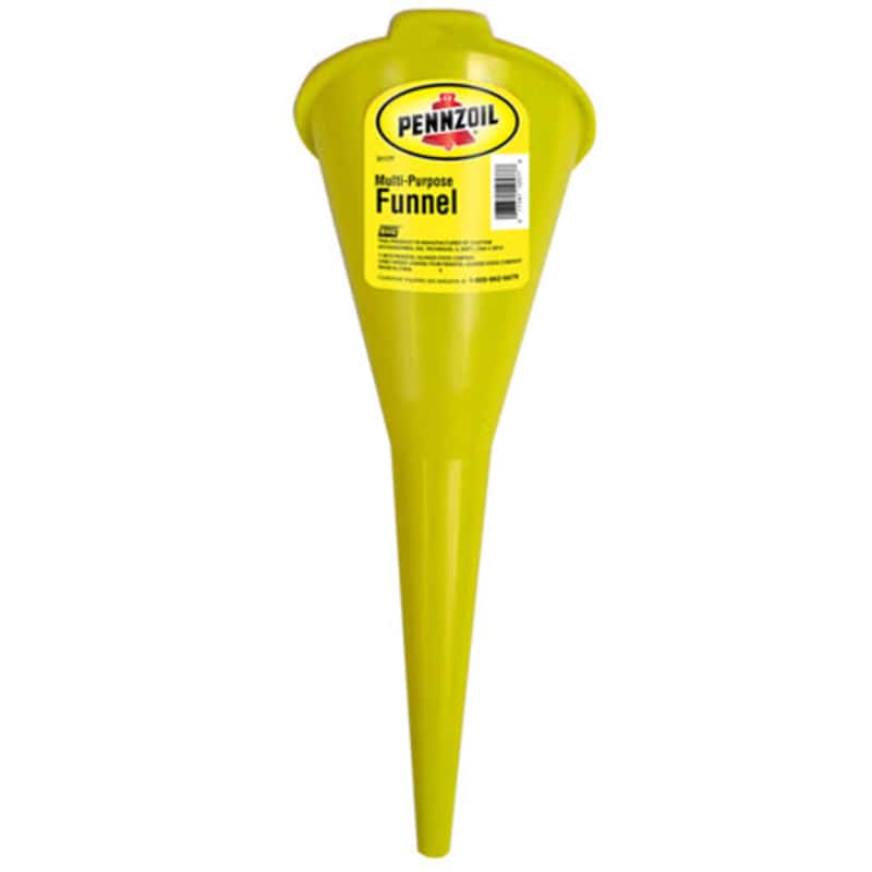 Pennzoil Yellow 15.3 in. H Polypropylene Funnel - Ace Hardware