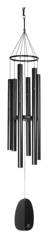 Woodstock Chimes Signature Collection Black/Silver Aluminum 44 in. Wind ...