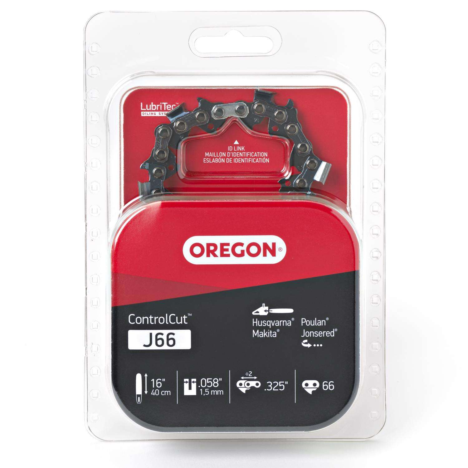 Oregon ControlCut J66 16 in. 66 links Chainsaw Chain - Ace Hardware