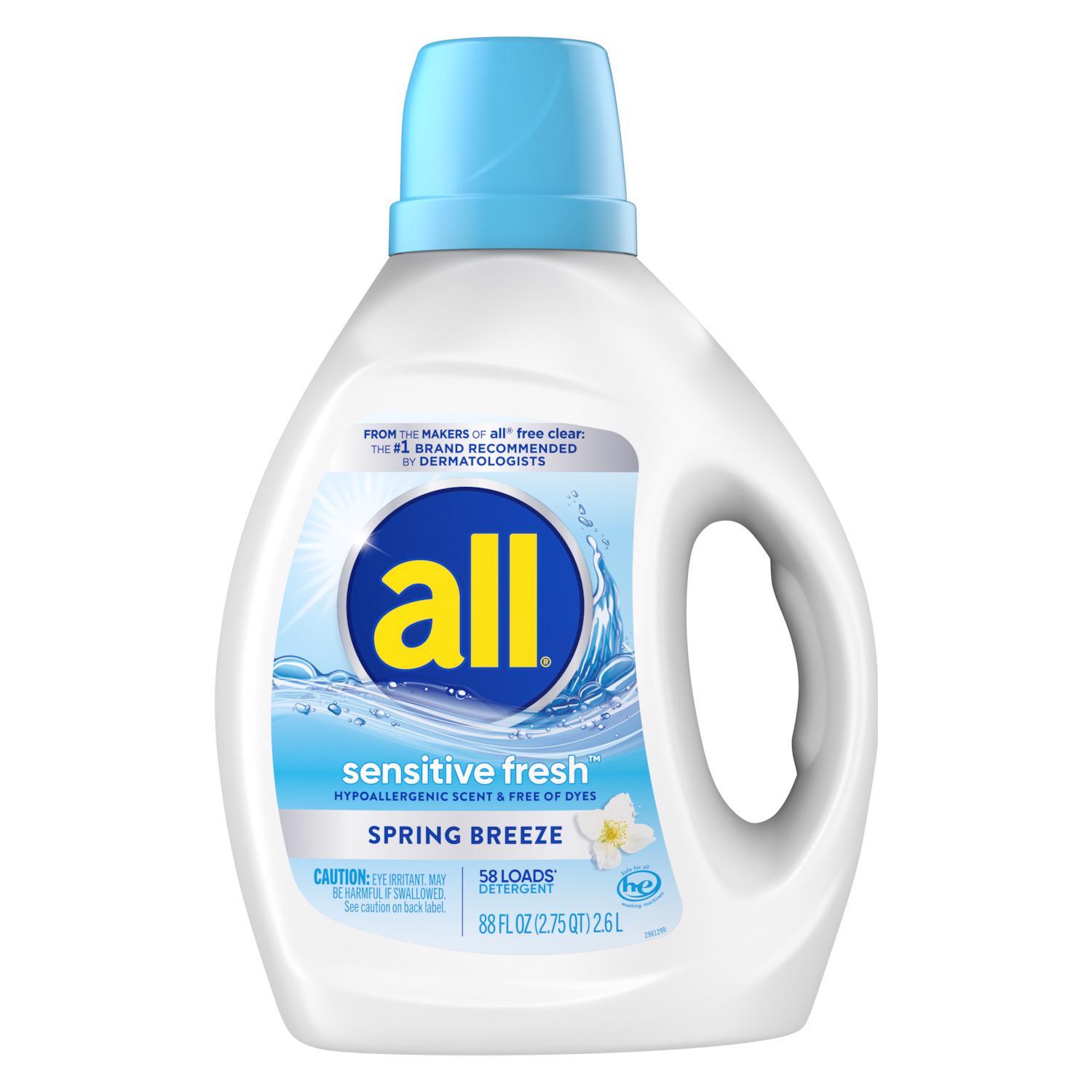 All Spring Breeze Scent Laundry Detergent Liquid 88 fl. oz. 1 pk Mfr ...