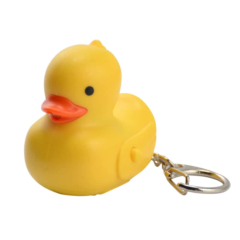 KeyGear Plastic Red/Yellow Rubber Duck Key Chain w/LED Light - Ace Hardware