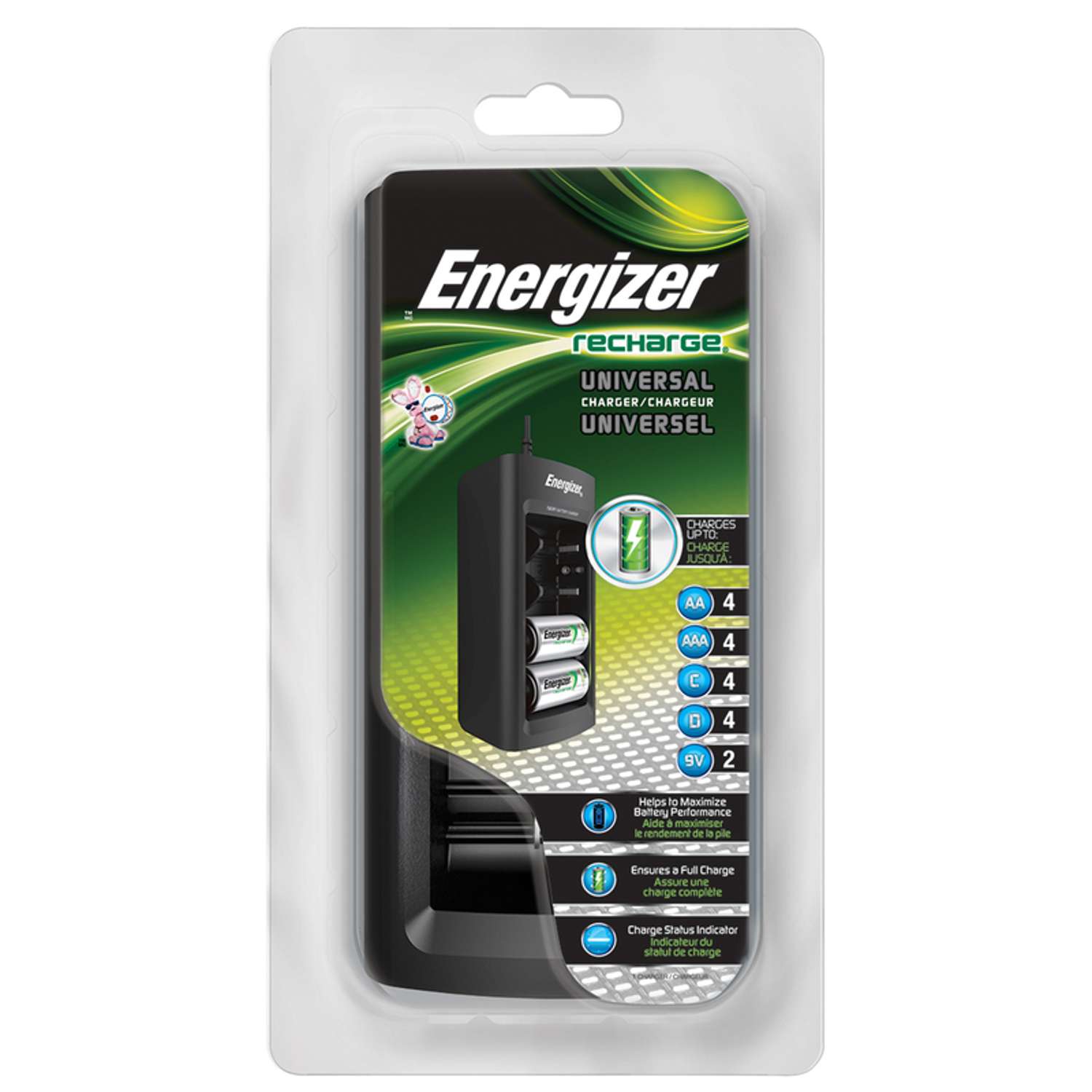 Energizer Recharge 4 Battery Black Universal Battery Charger - Ace Hardware