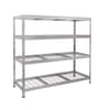 Ar Shelving Wire Heavy Duty 71 in. H X 60 in. W X 20 in. D Metal ...