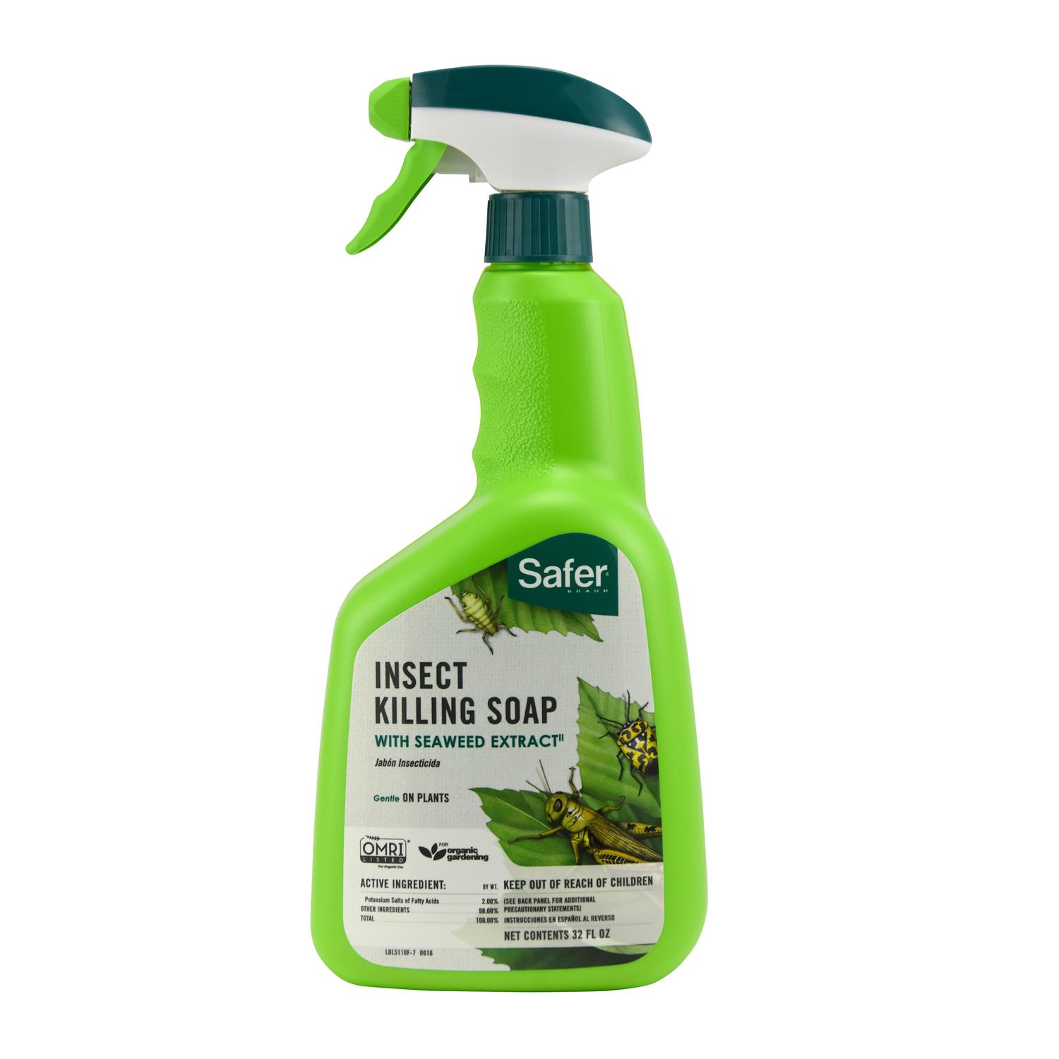 Safer Brand Organic Insect Killing Soap Liquid 32 oz - Ace Hardware