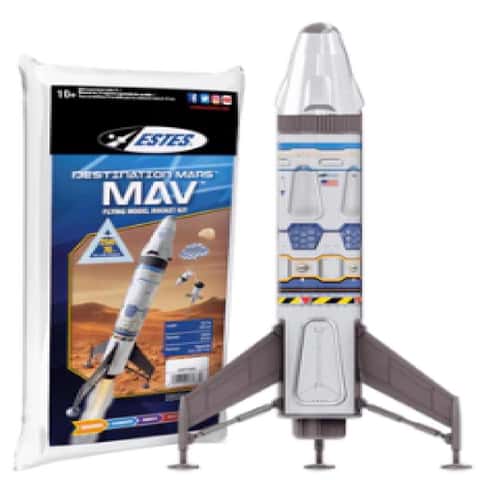 Estes Industries Destination Mars MAV Model Rocket Plastic Multicolored ...