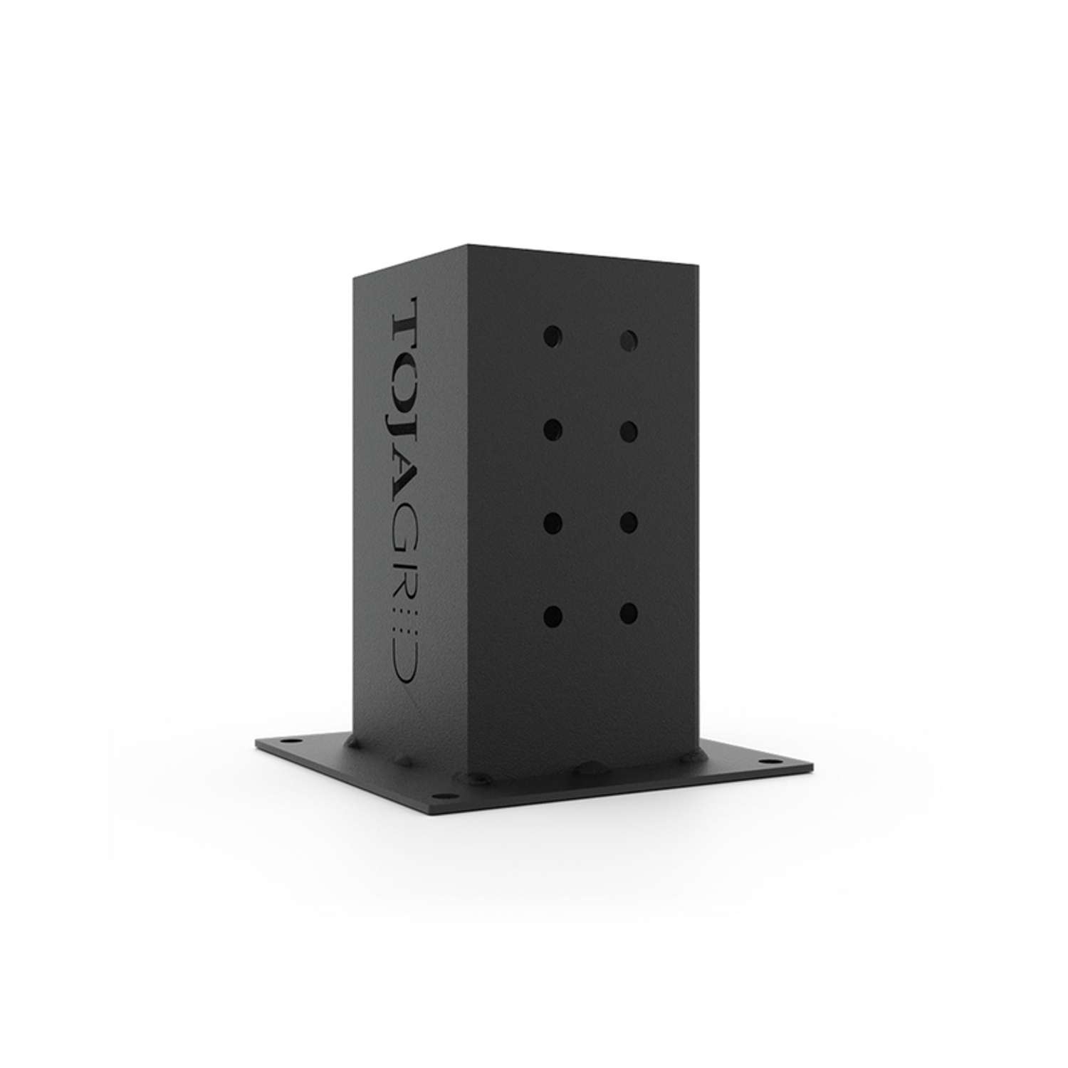 Toja Grid Solo Black Steel Mounting Bracket 14 Ga. 4 in. L Mfr ...