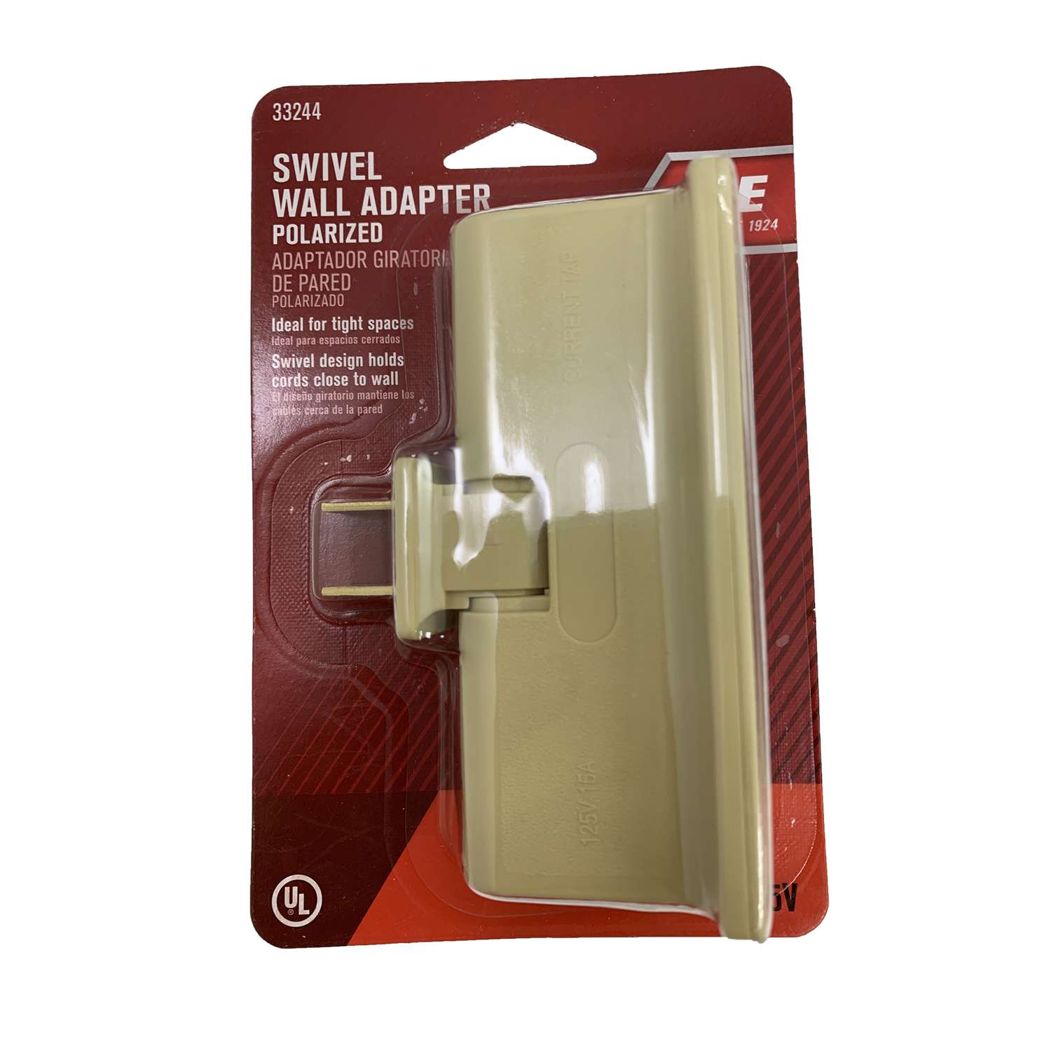 Ace Polarized 3 outlets Swivel Tap Adapter 1 pk - Ace Hardware