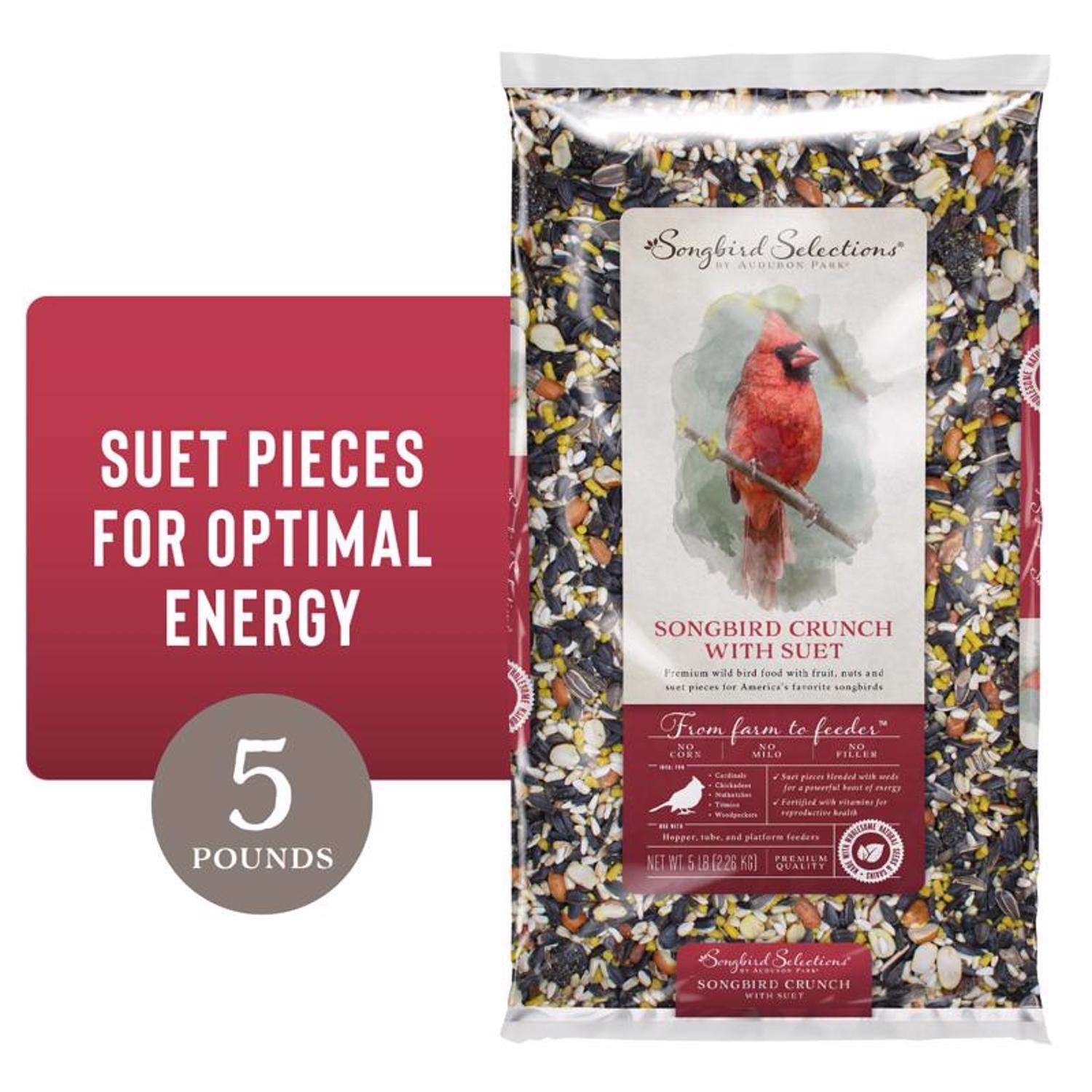 Songbird Selections Songbird Crunch Wild Bird Seed Wild Bird Food 5 lb ...