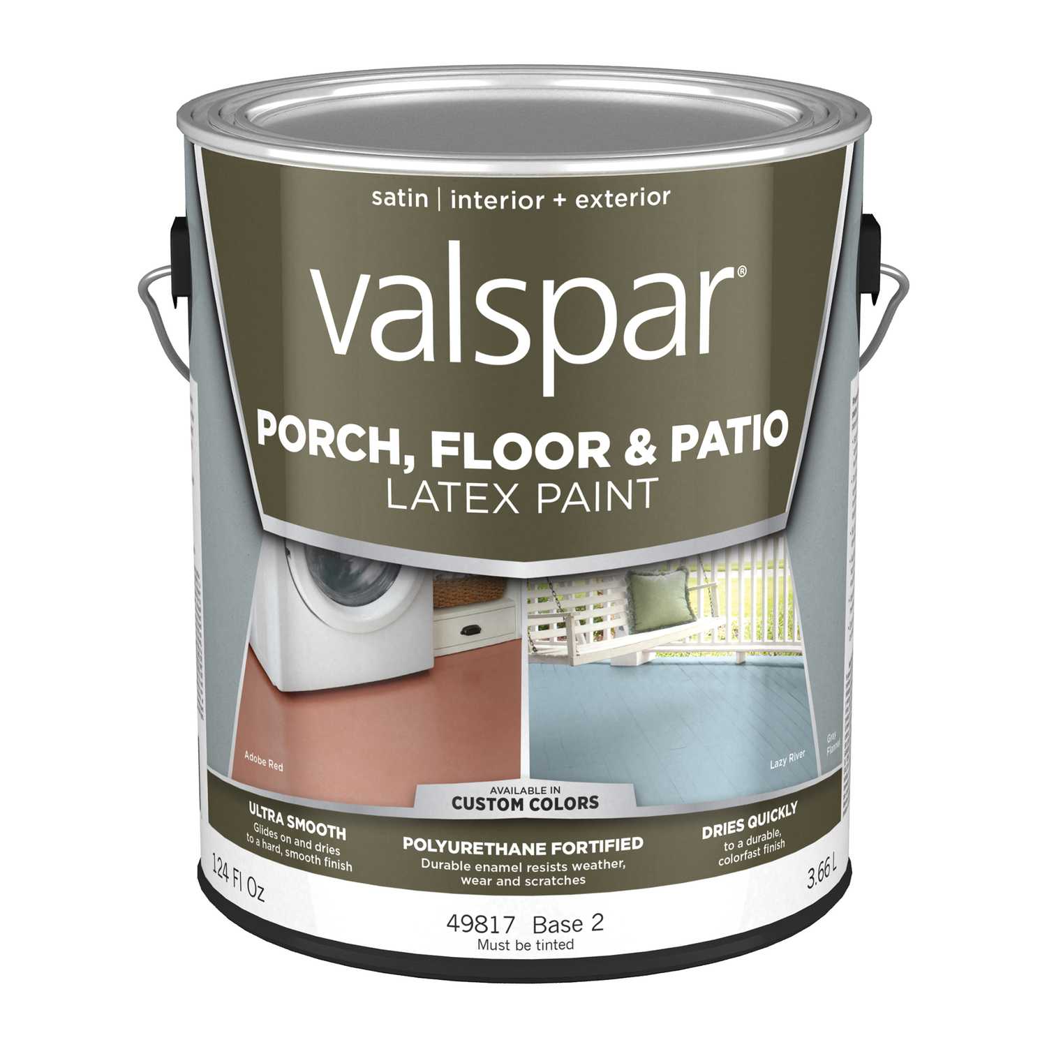Valspar Satin Clear Base 2 Latex Porch & Floor Paint 1 gal. - Ace Hardware
