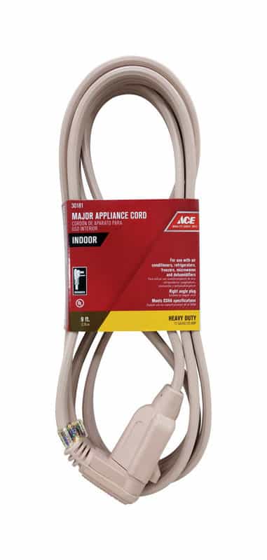 Ace 12/3 SPT-3 120 volt 9 ft. L Appliance Cord - Ace Hardware
