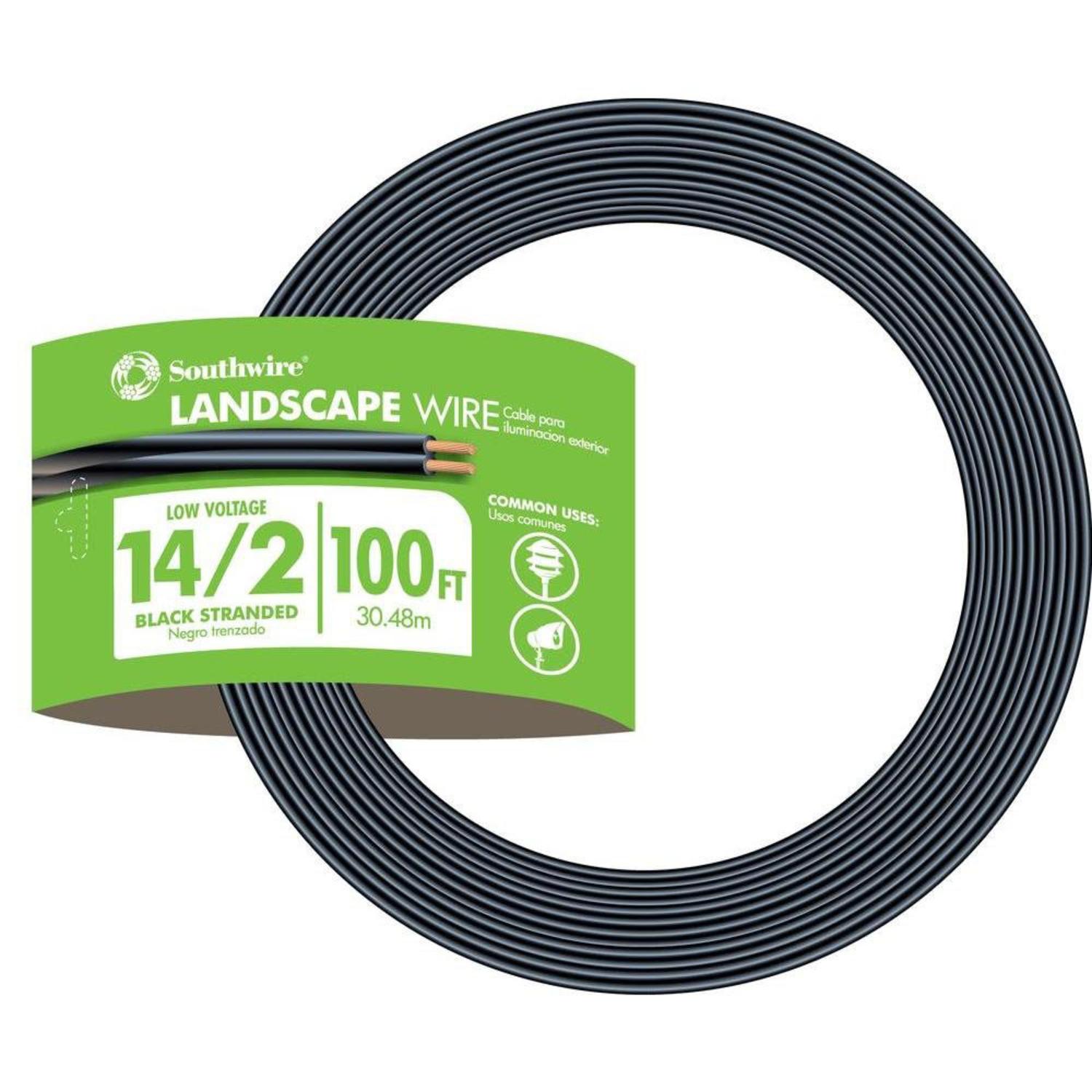 Southwire 100 ft. 14/2 Stranded Landscape Low Voltage Cable - Sansujyuku