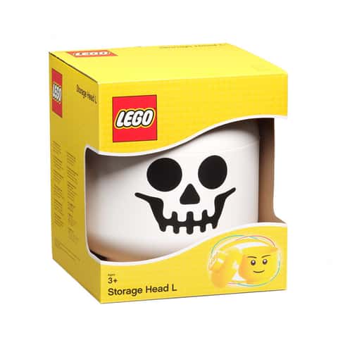 LEGO Skeleton Storage Head ABS/Polypropylene White 1 pc - Ace Hardware