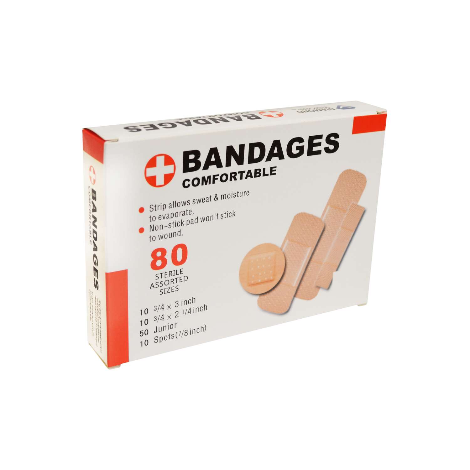 Diamond Visions Comfortable Bandage 80 pk Mfr# 06-2411 - Ace Hardware