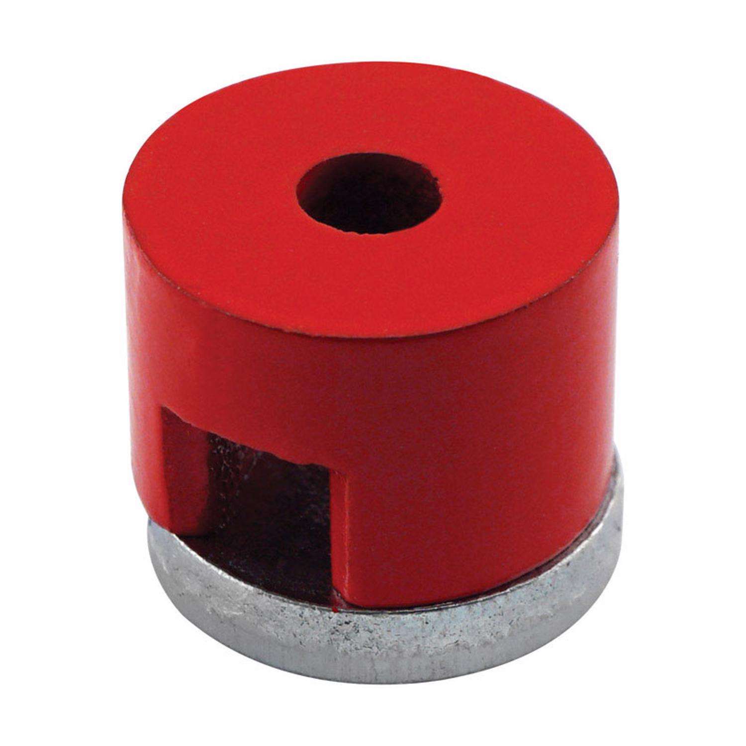Magnet Source .5 Dia. in. L X .75 in. W Red Work Holding Magnet 4 lb ...