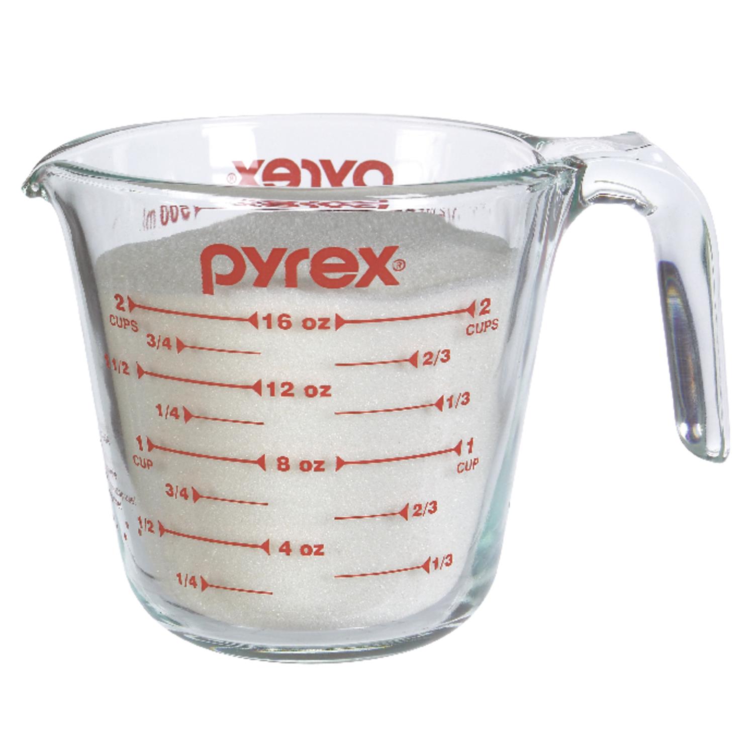 Pyrex 2 cups Glass Clear Measuring Cup Mfr# 6001075 - Ace Hardware