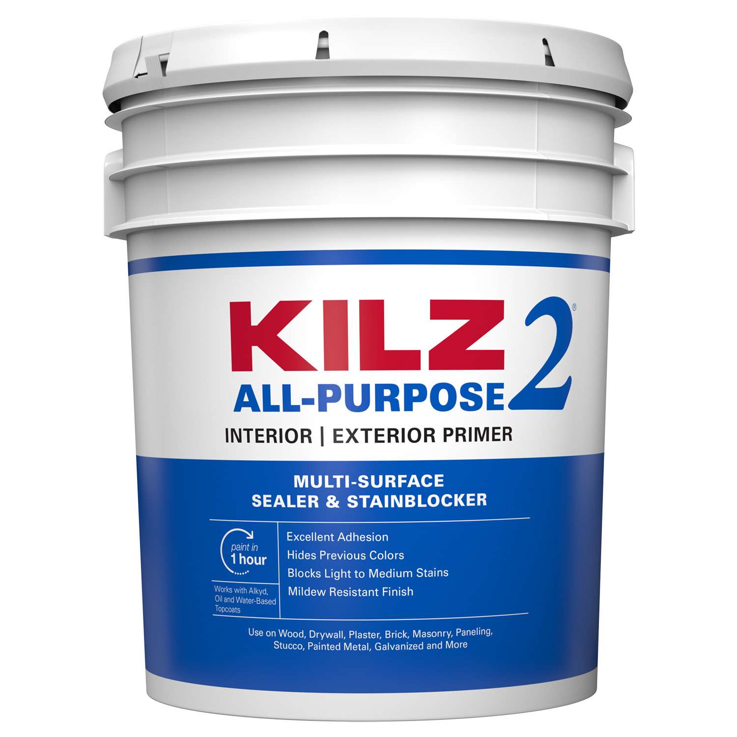 Kilz White Water-Based Stain Blocking Primer 5 gal - Ace Hardware