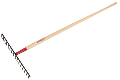 Razor-Back 67.25 in. 16 Tine Steel Level Rake Wood Handle Mfr# 63111 ...