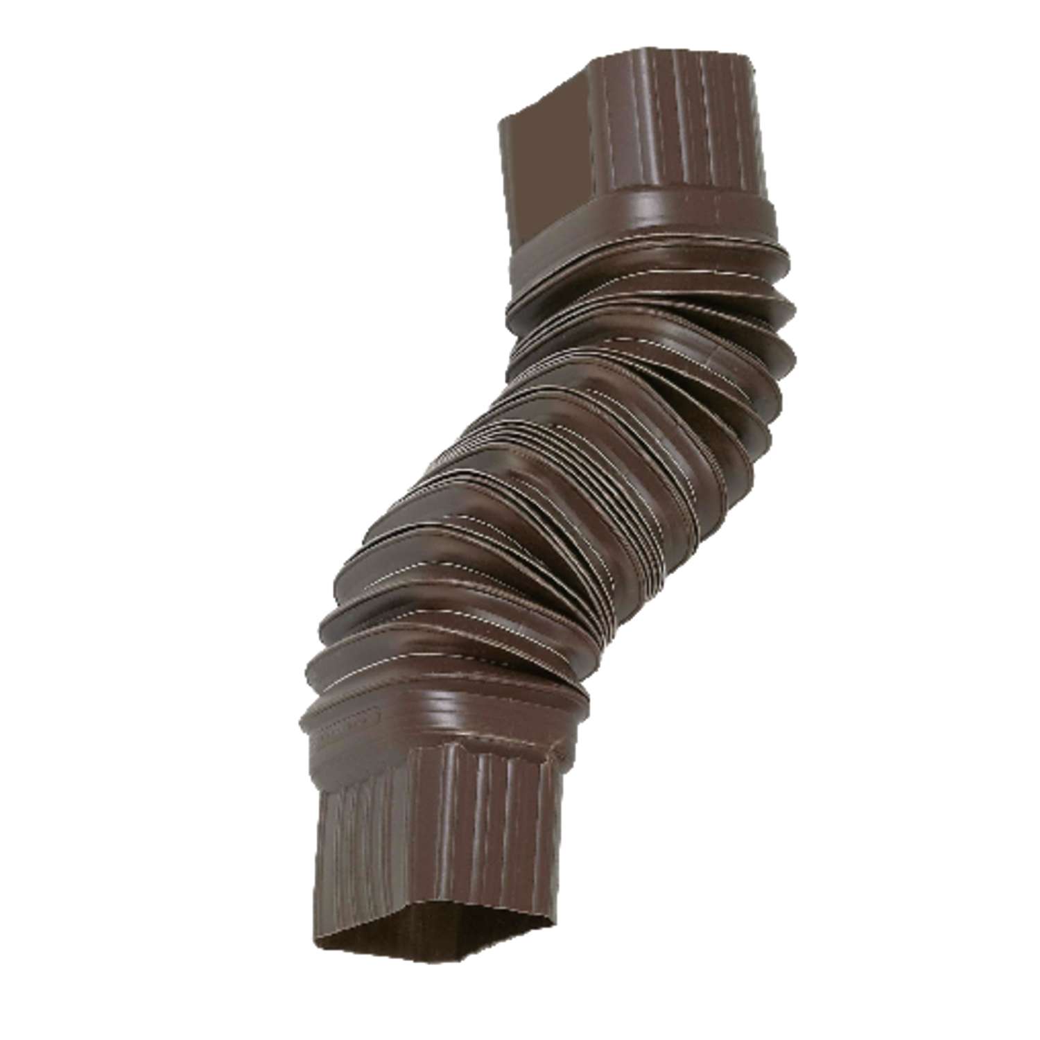 Amerimax 2 in. H X 3 in. W X 7.5 in. L Brown Vinyl Gutter Elbow - Ace ...