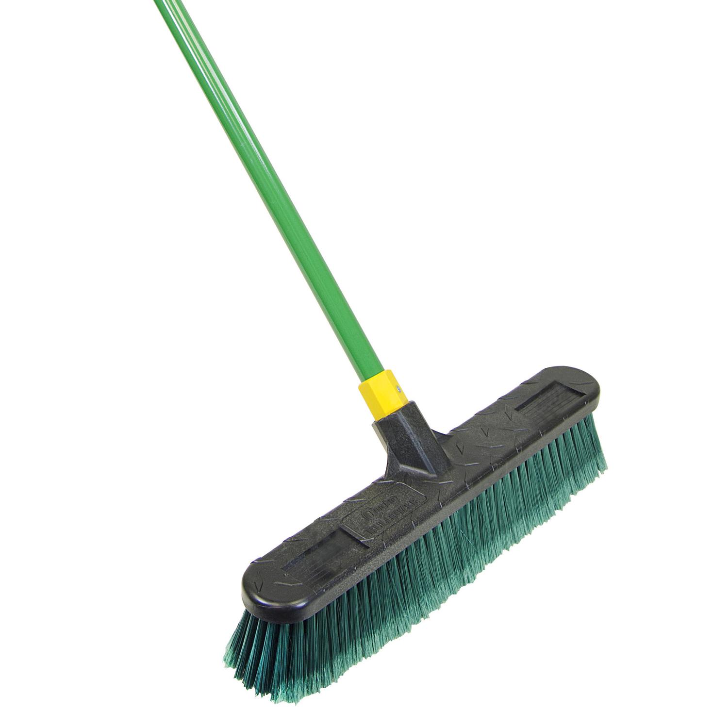 Quickie Bulldozer Polypropylene 18 in. Multi-Surface Push Broom Mfr ...