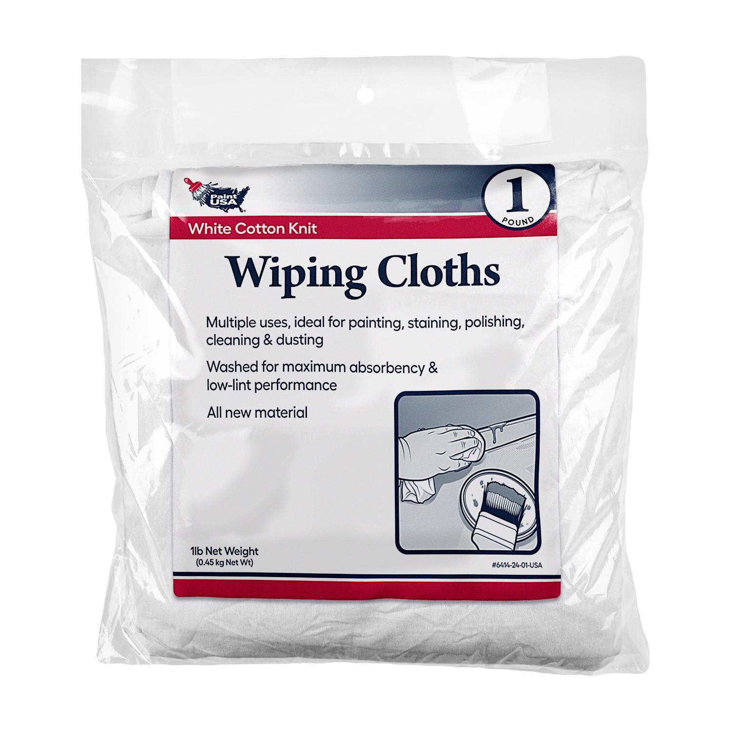 Paint USA Cotton Knit Wiping Rags 1 lb 1 pk Mfr# 6414-24-01-USA - Ace ...