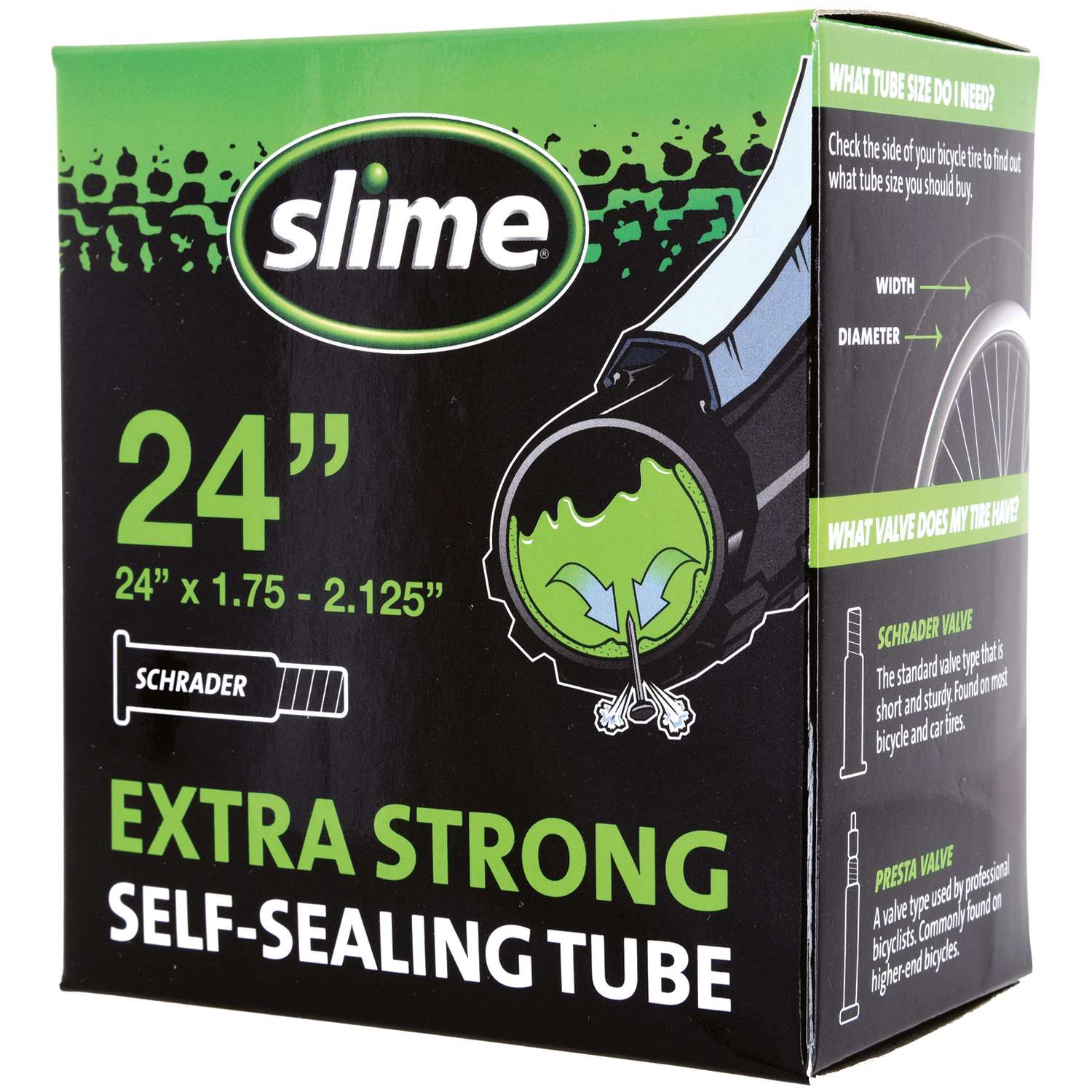 Slime 24 in. Rubber Bicycle Inner Tube 1 pk - Ace Hardware