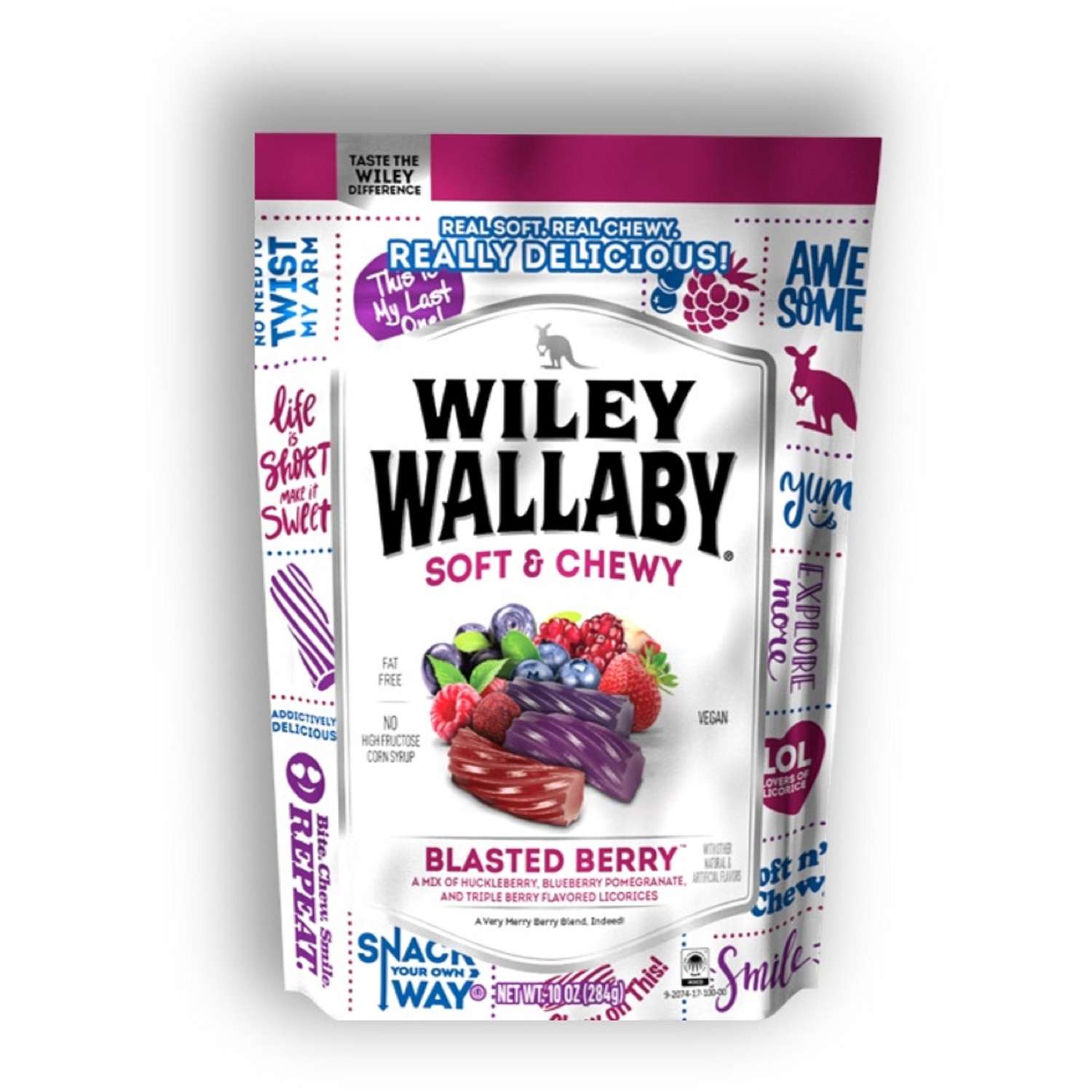 Wiley Wallaby Australian Style Blasted Berry Licorice 10 oz - Ace Hardware