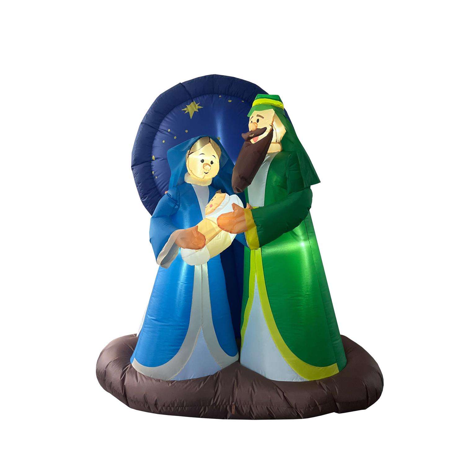 Celebrations LED Nativity 7 ft. Inflatable - Ace Hardware