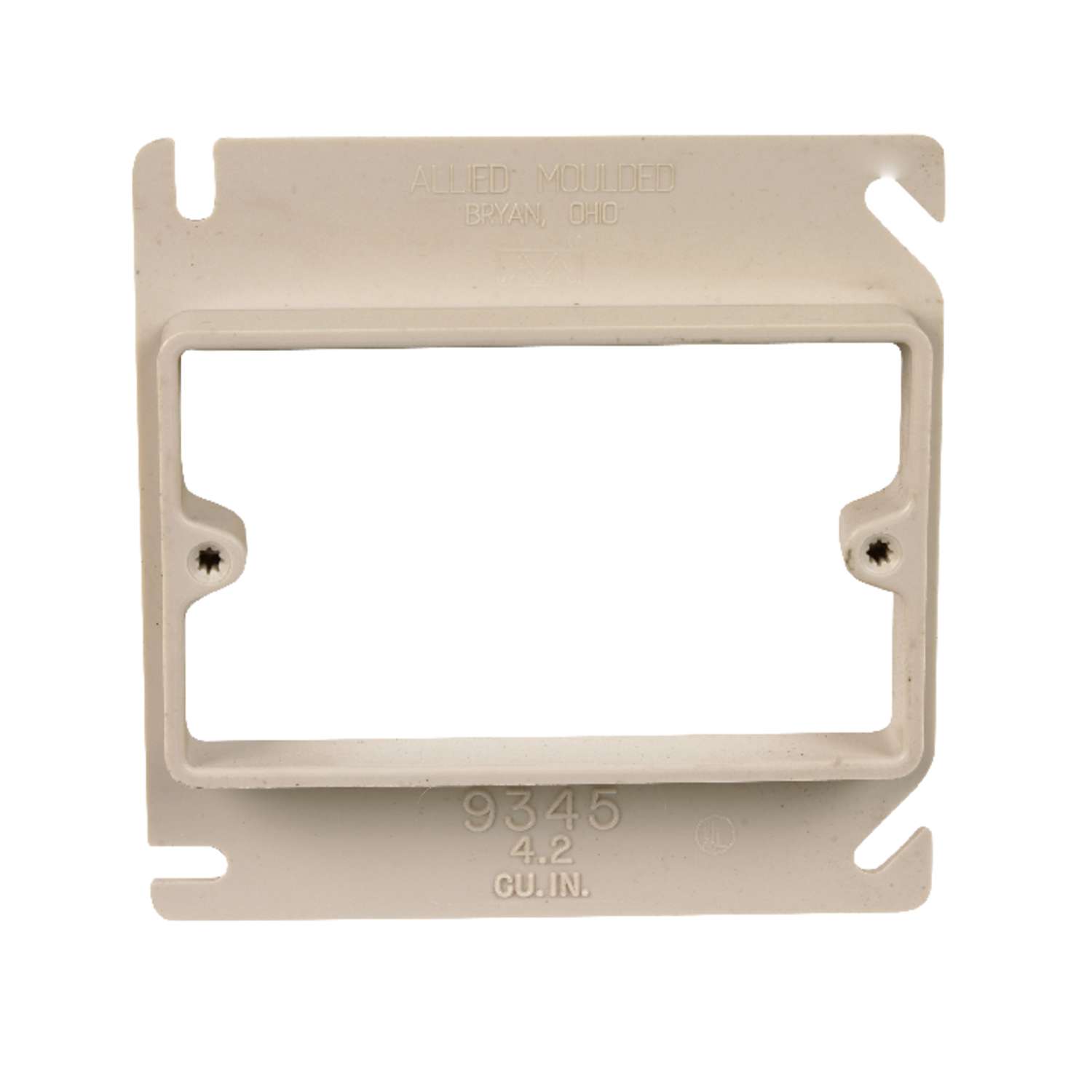 Allied Moulded FiberglasBox 14 cu in Round Fiberglass 1 gang Outlet Box ...