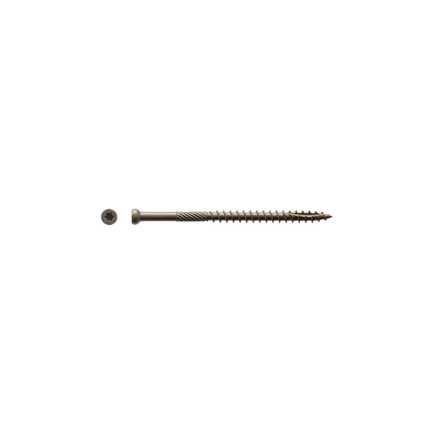 Big Timber No. 7 Sizes X 3 in. L Star Bronze Deep Finish Screw 119 pk ...