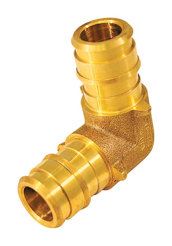 Apollo Expansion PEX / Pex A 1/2 in. PEX T X 3/4 in. D PEX Brass 90 ...
