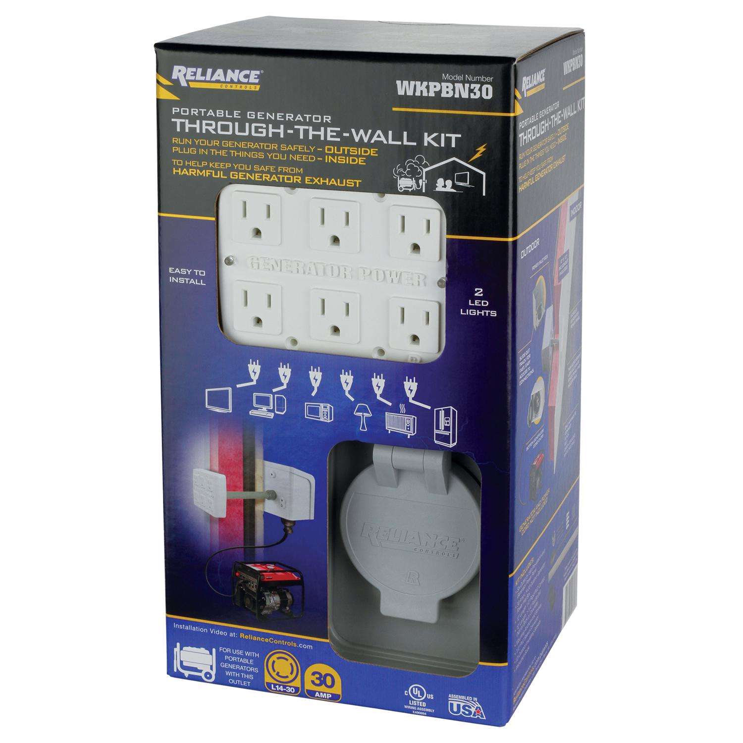 Reliance Controls 30 amps 125 V 6 space 6 circuits Surface Mount ...