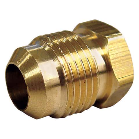 ATC 1/4 in. Flare Brass Hex Plug - Ace Hardware