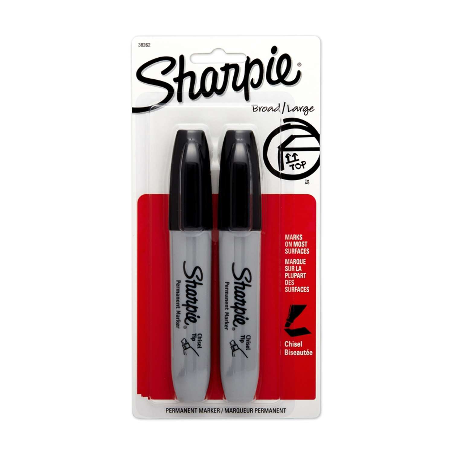 Sharpie Black Chisel Tip Permanent Marker 2 pk - Ace Hardware