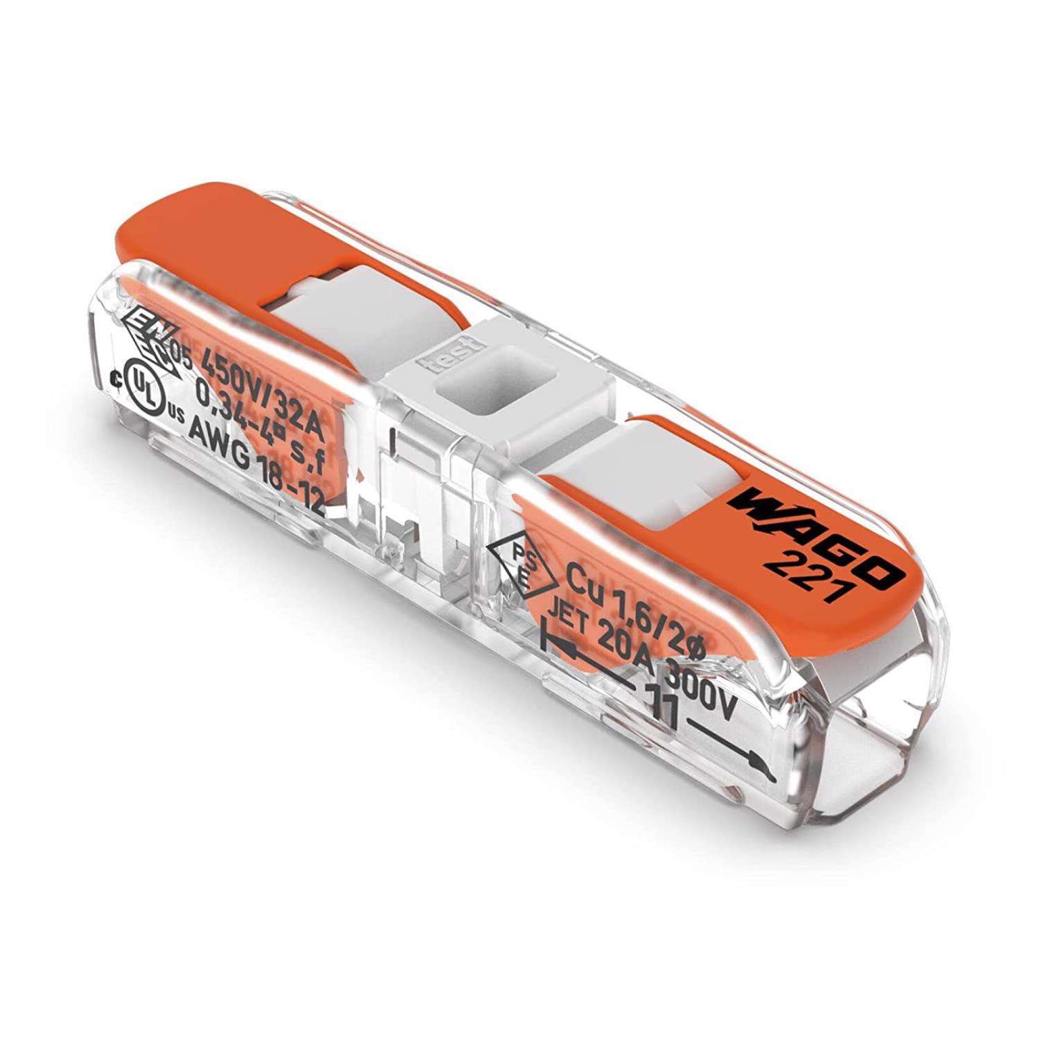 WAGO 221 Series Locking Cable Splicer/Reducer 10 pk - Ace Hardware