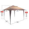 Crown Shade One Touch 150D Polyester Instant Gazebo Deluxe Canopy 9.3 ...