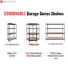 Ar Shelving Garage Series 71 in. H X 59.4 in. W X 18 in. D Metal ...