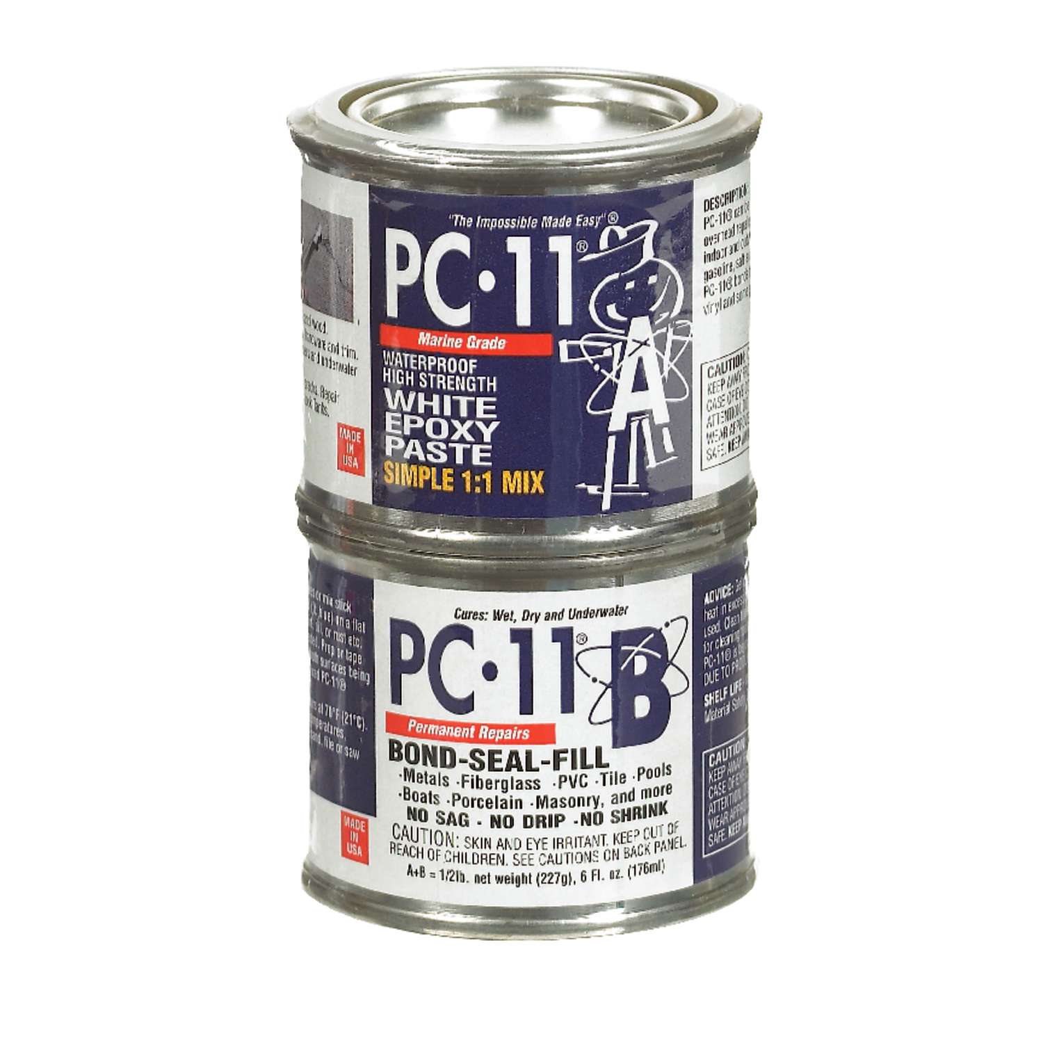 PC-11 Marine All Purpose High Strength Epoxy 6 oz - Ace Hardware